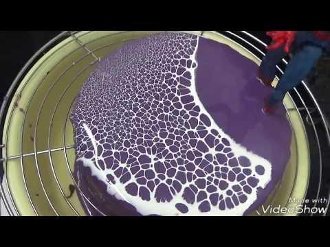 Recipe Spider Web effect Mirror Glaze