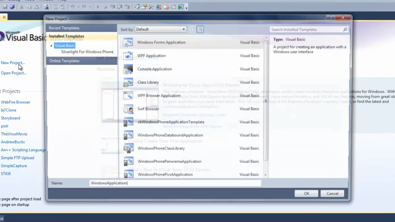 Visual Basic Tutorial #3 - Simple WebBrowser