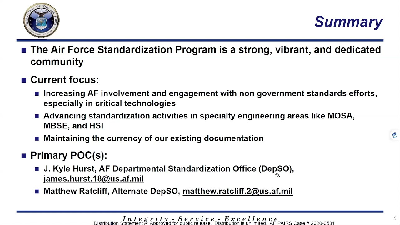 Day 1: Standardization Executives Q&A