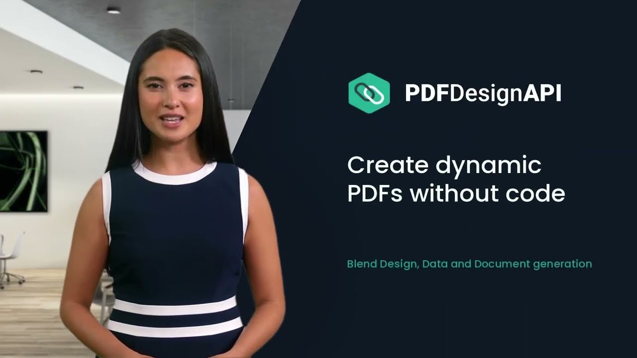 PDF Design API - Integrate PDF Documents in your SaaS application