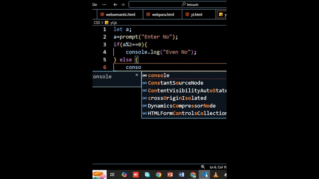JavaScript Even or Odd Number Check | User Input in JS | Simple JavaScript Program