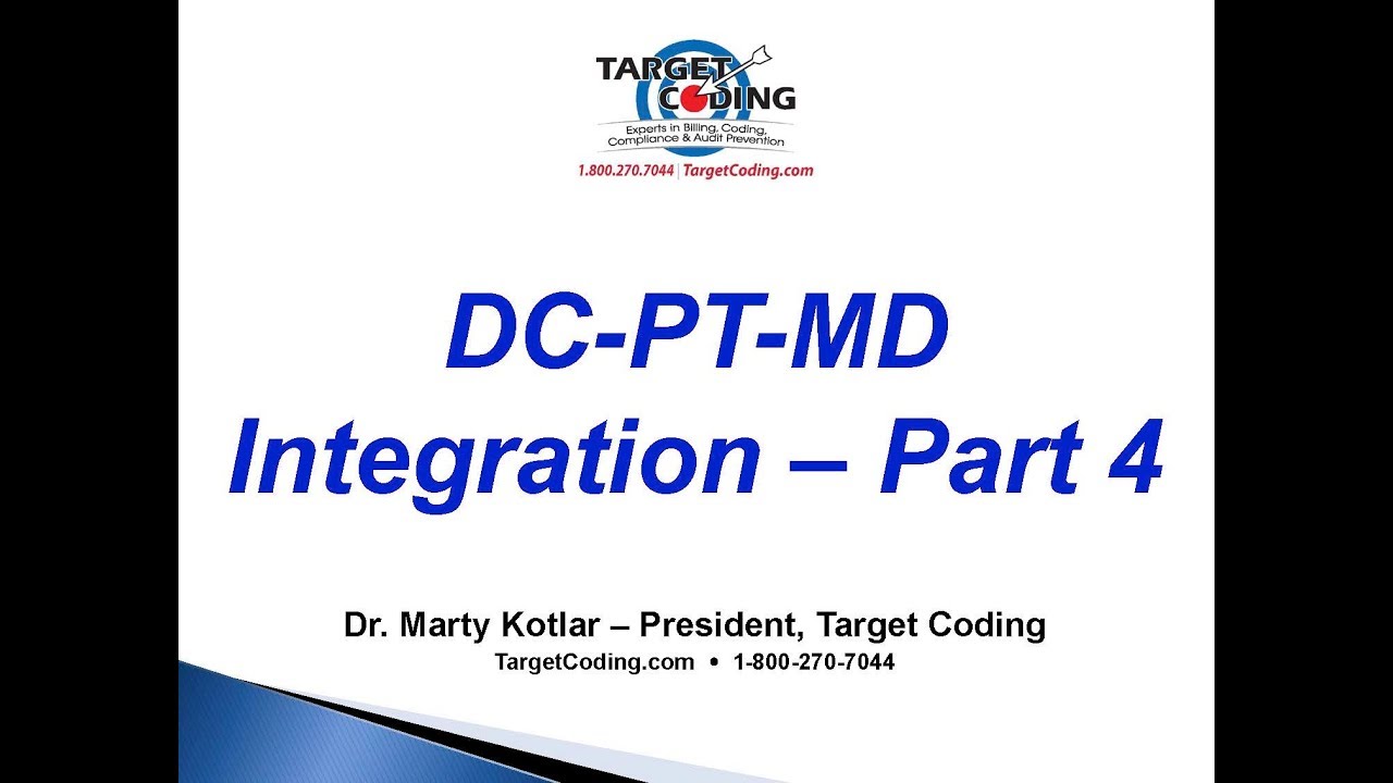 Target Coding DC PT MD Integration   4