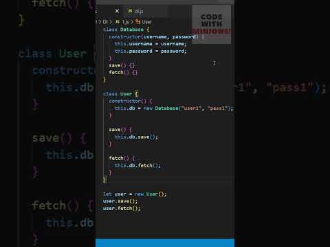 Dependency Inversion in 1 MINUTE #javascript #coding