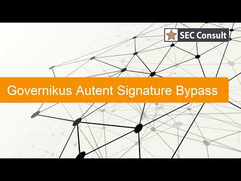 Authentication Bypass in Governikus Autent SDK discovered by SEC Consult Vulnerability Lab