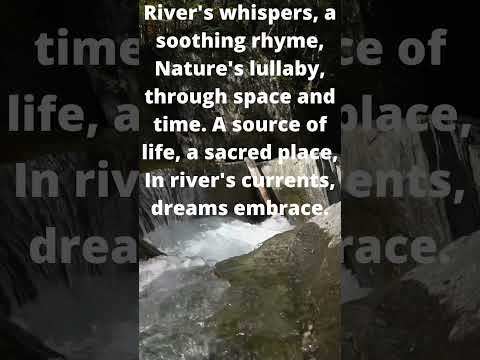 Rhythm of Rapids: Poems from the Heart of the River's Energy #poem #poetry #shorts👍👄🔔🛫