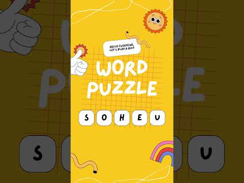 Word Puzzle 🧩 pt12.