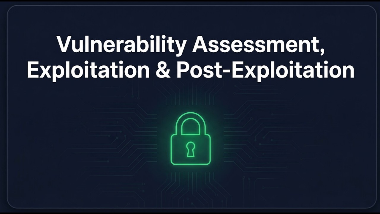 Vulnerability Assessment, Exploitation And Post Exploitation