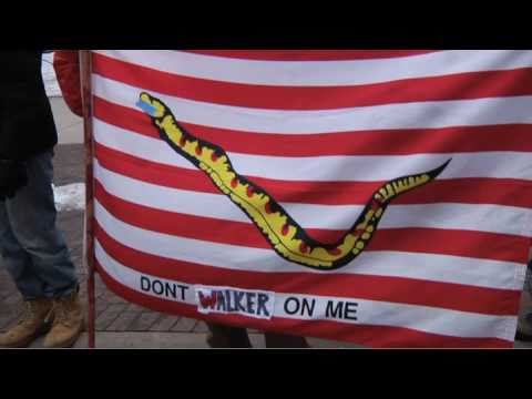 Protest Signs in Madison, 3-12-11