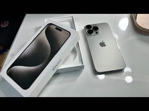 iPhone 15 Pro Max Unboxing (Natural Titanium) + Protective Accessories + Casetify Cases