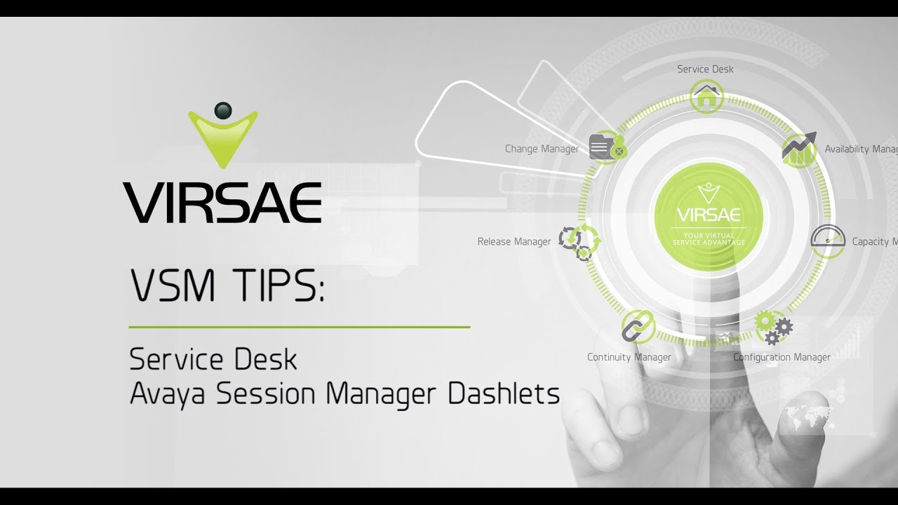 VSM Tips - Avaya Session Manager Dashlets