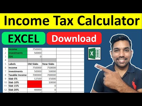 Income Tax Calculator 2023-24 Excel Download | Income Tax Calculation