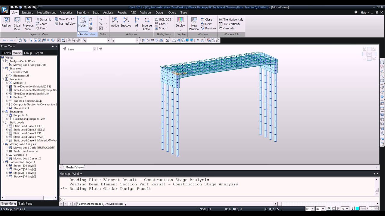 01. Graphical User Interface of midas Civil