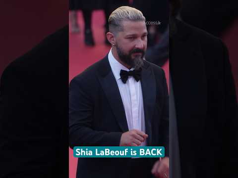 Shia LaBeouf returned to the red carpet for the first time in years | #slomo #cannes #megalopolis