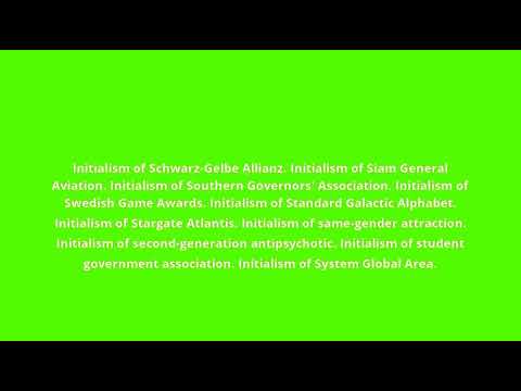 what is the meaning of SGA