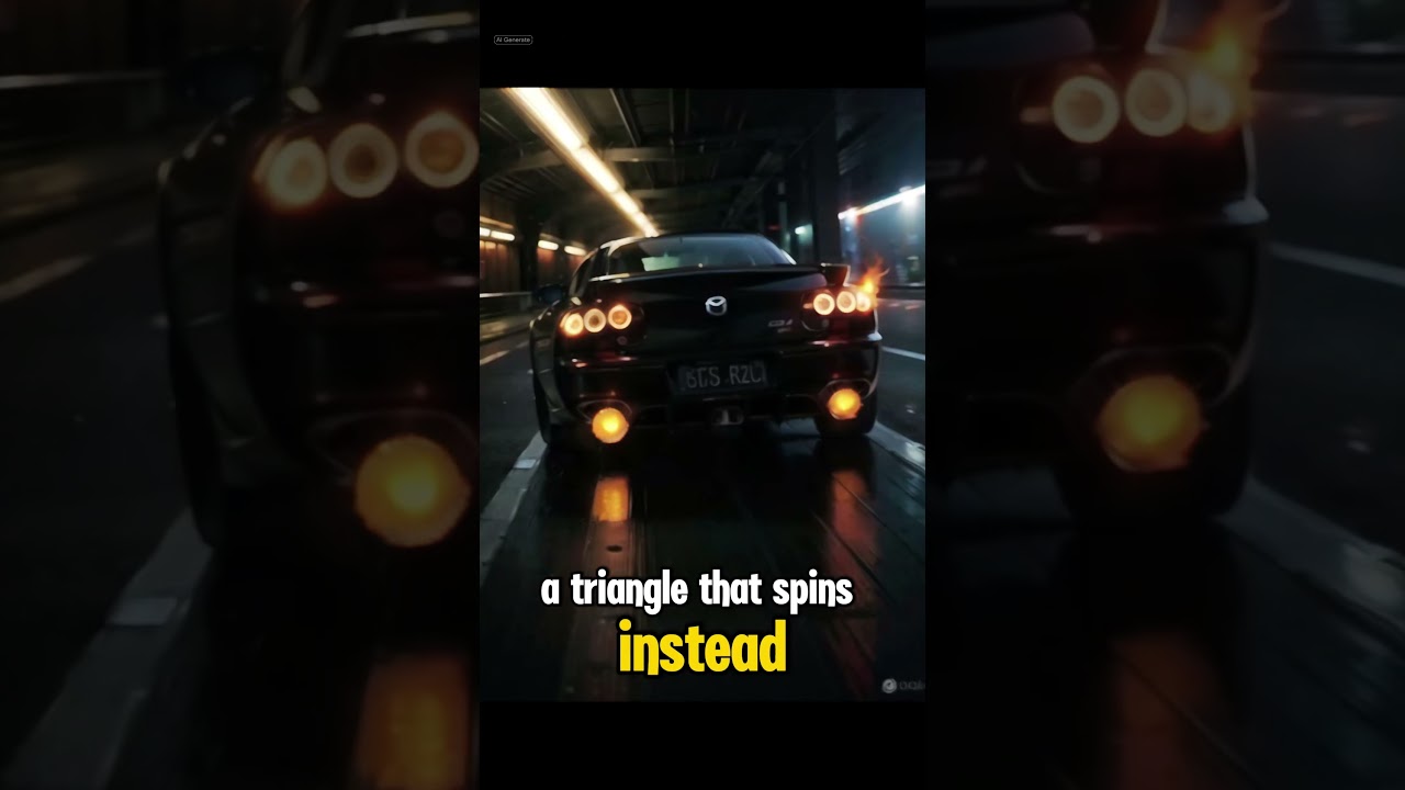 The Mazda RX-7’s Rotary Engine Secret | Car Fact of the Day  #automobile #shorts #carshorts