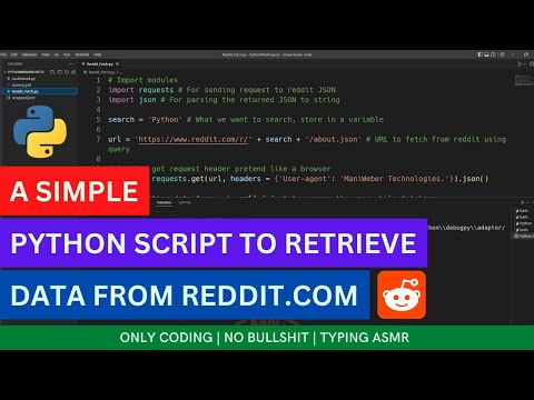 A simple Python script to retrieve data from Reddit.com