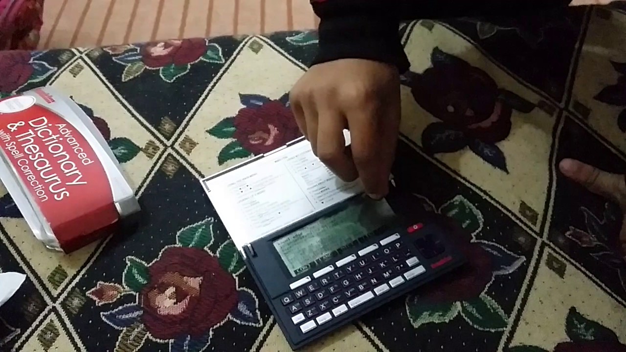 Digital dictionary  unboxing (part 1)