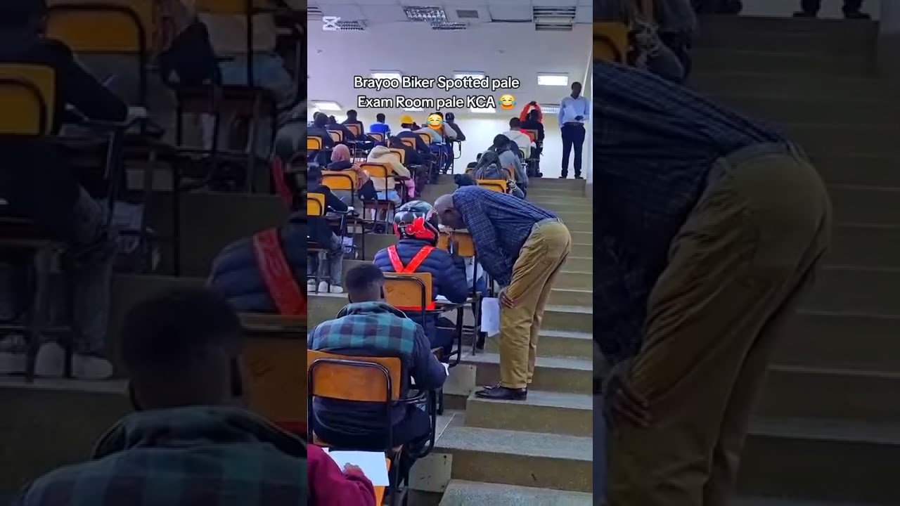 KCA University Student Refuses to Remove his Helmet During Exam
