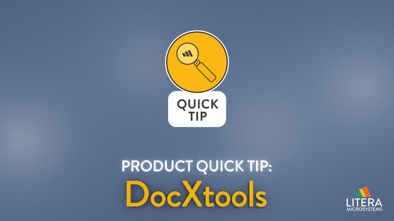 DocXtools Training Overview