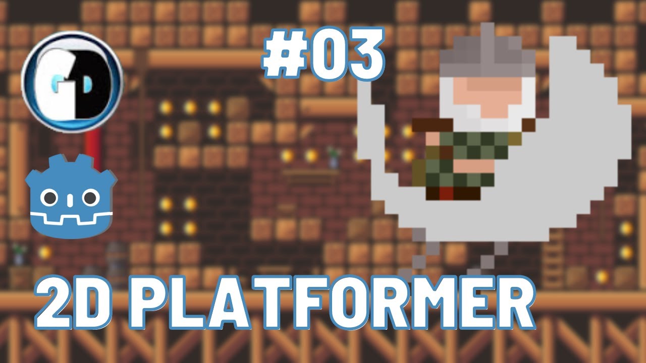 GODOT Engine TUTORIAL #03:   Make Your First 2D PLATFORMER GAME with GODOT: Player & State Machines
