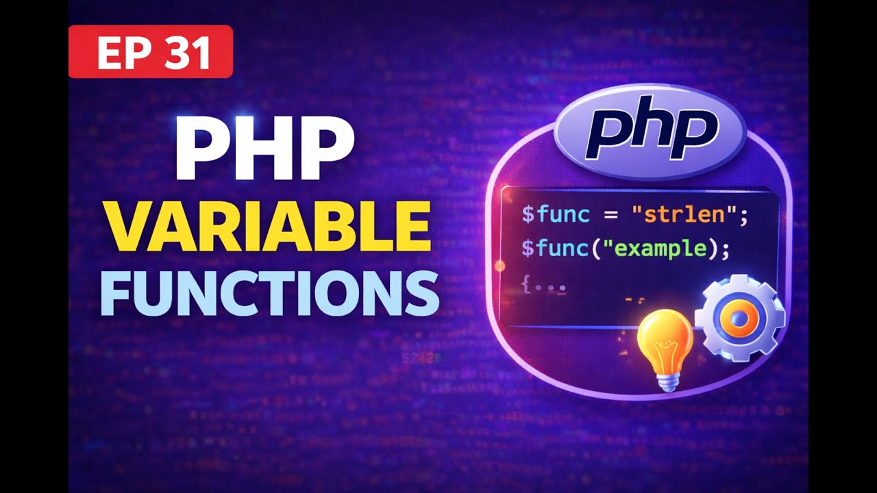 PHP Variable Functions Tutorial | Dynamic Function Calls |  PHP Tutorial