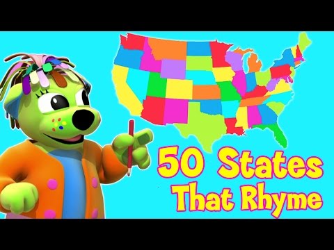 Nursery Rhymes and Kids Songs | 50 States That Rhyme | Raggs Tv