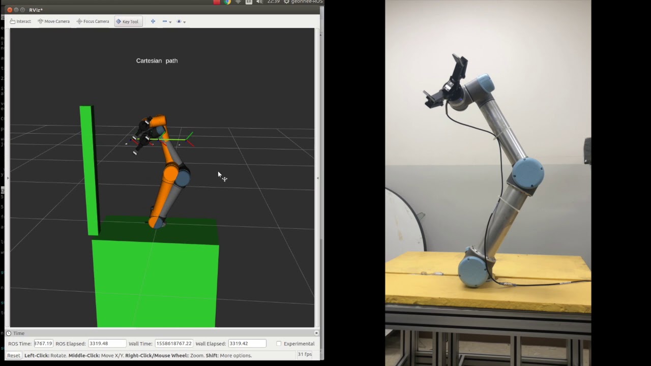 [ROS-MoveIt] Cartesian path planning with UR5