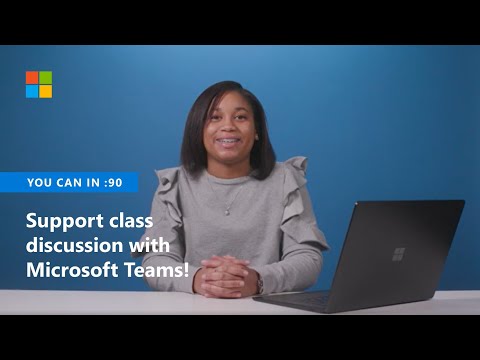 How to support class discussion with Microsoft Teams!