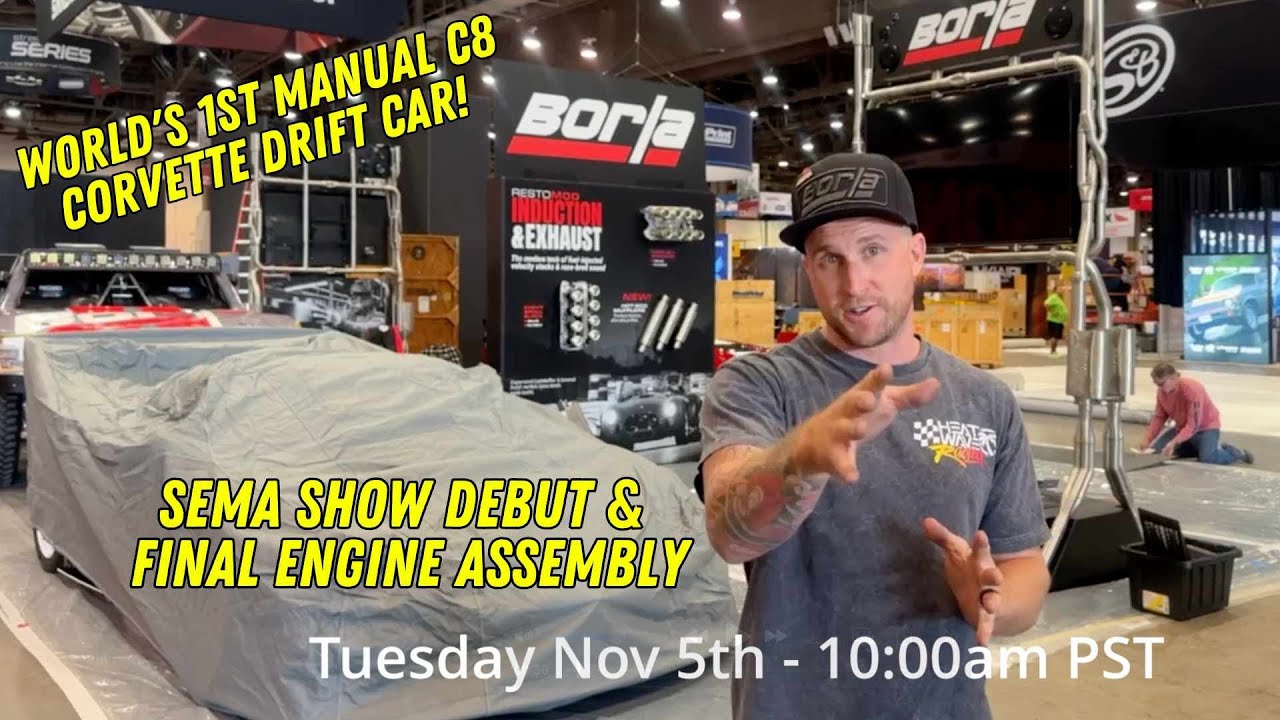 Matt Field Shows World's First Corvette C8 Drift Car at SEMA - autoevolution