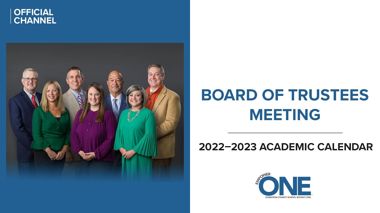 2022–2023 Academic Calendar