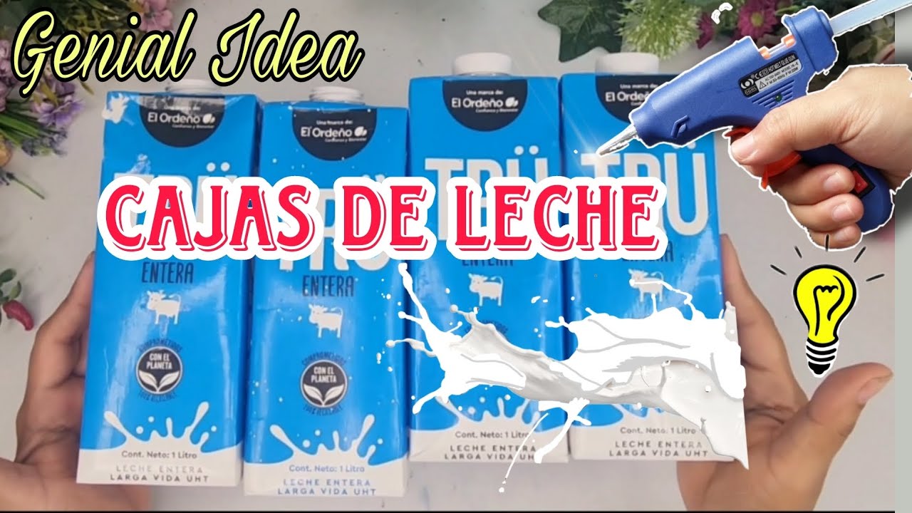 Do you have TetraPak milk containers? Do this! And you'll see how easy and beautiful it is to reuse.