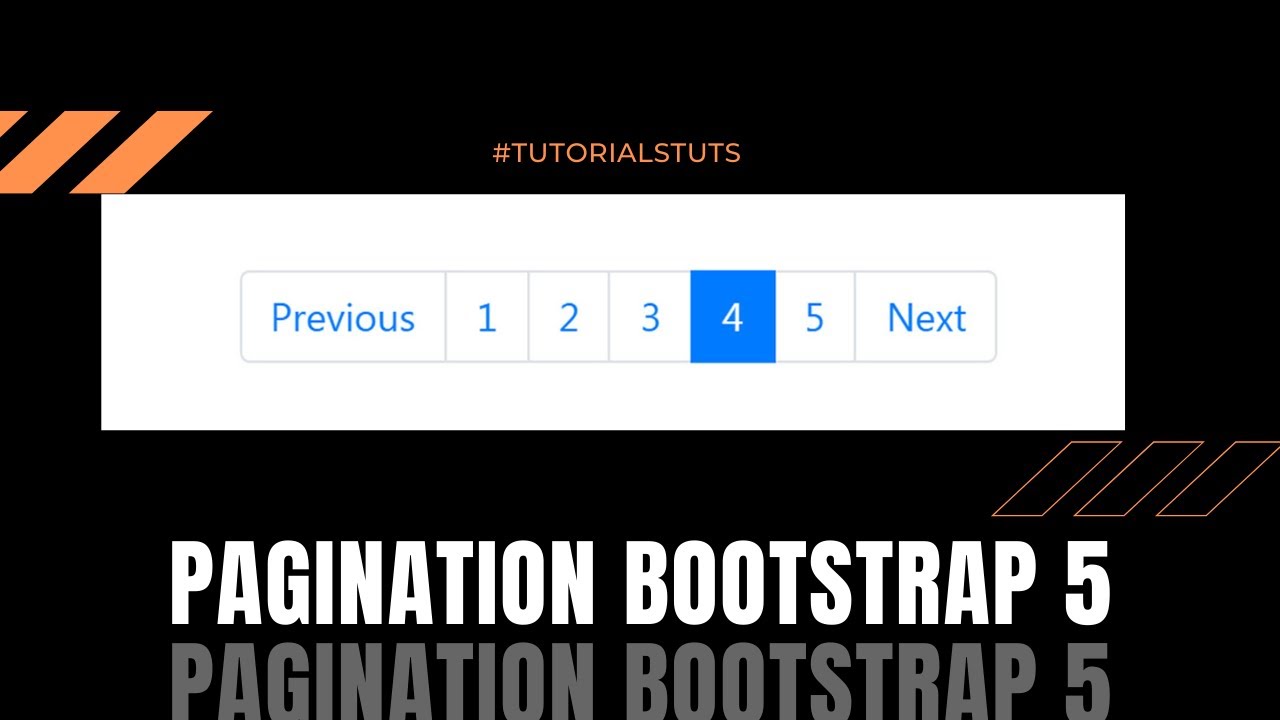 Bootstrap 5 Pagination | Pagination in Bootstrap | Tutorials Tuts