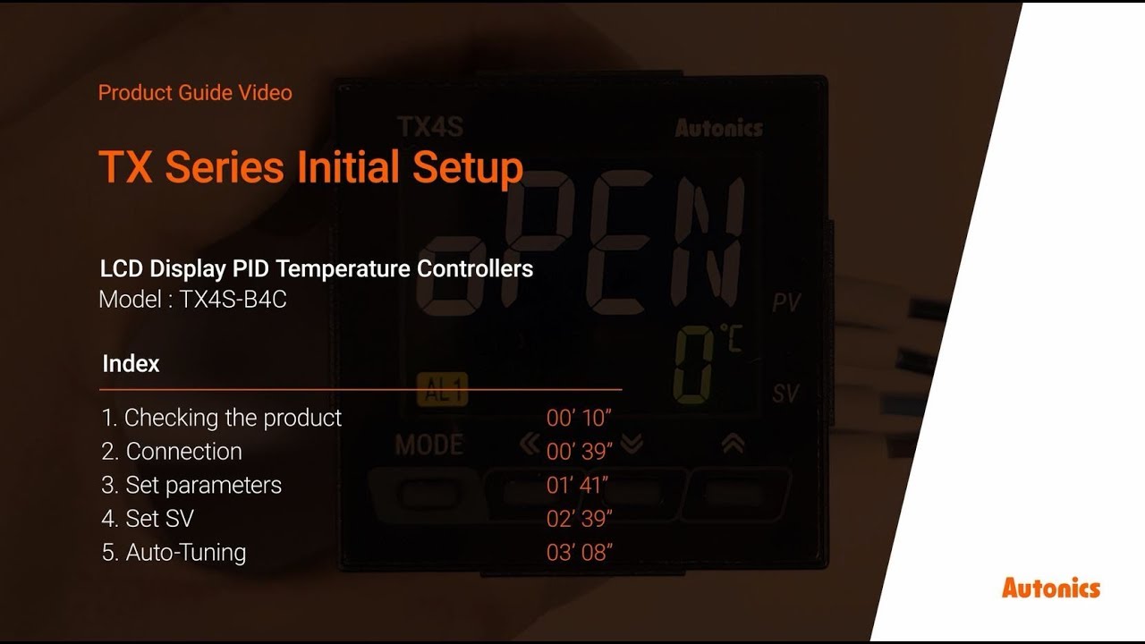 Autonics Tutorial : TX Series Initial Setup