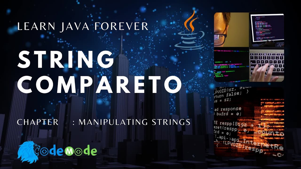 compareTo() function in Java | compare two strings in Java