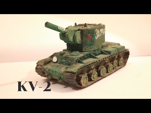 WORLD OF TANKS: how to make a KV2 TANK using cardboard