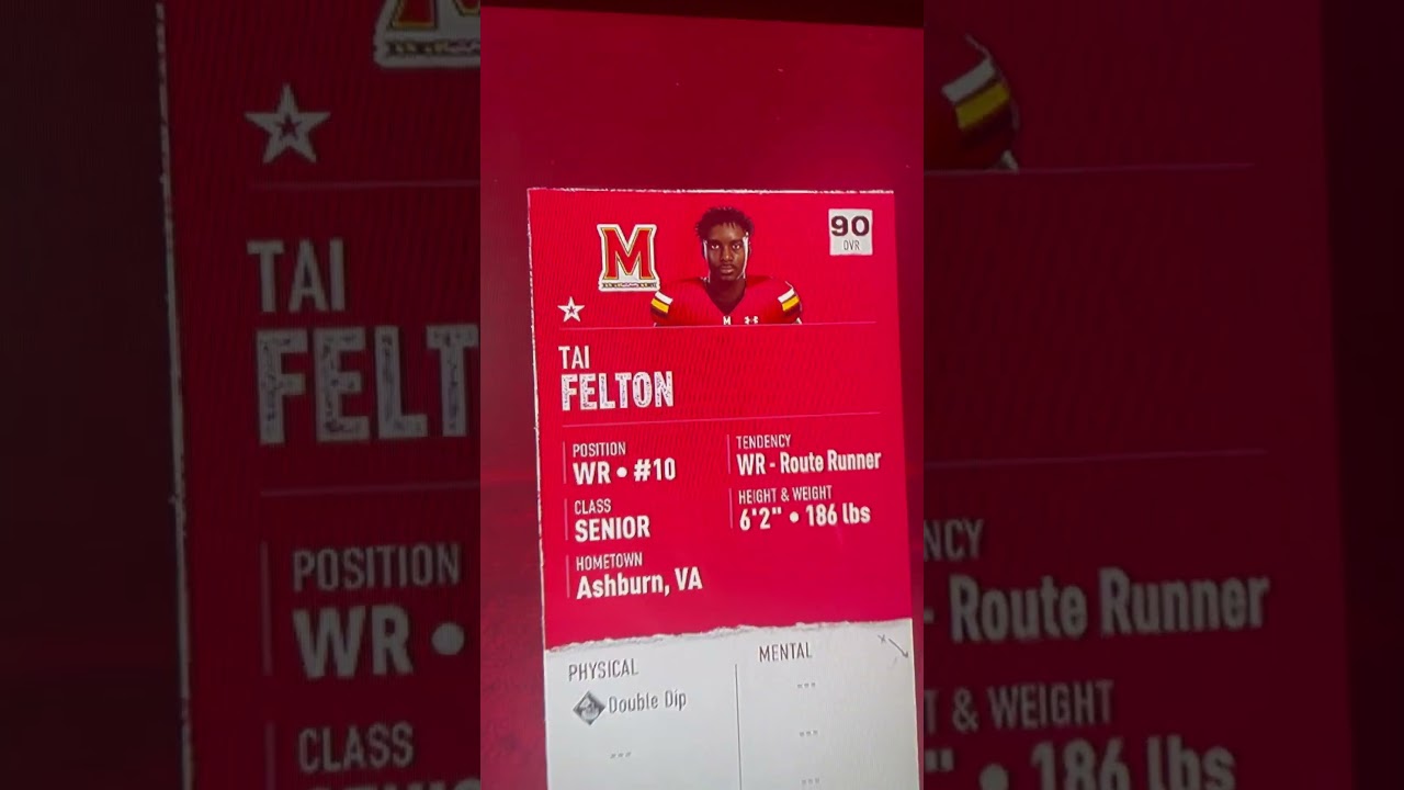 UMD players il miss in ncaa26 this might be my shortest video #marylandfootball #umd #fifa #ncaa