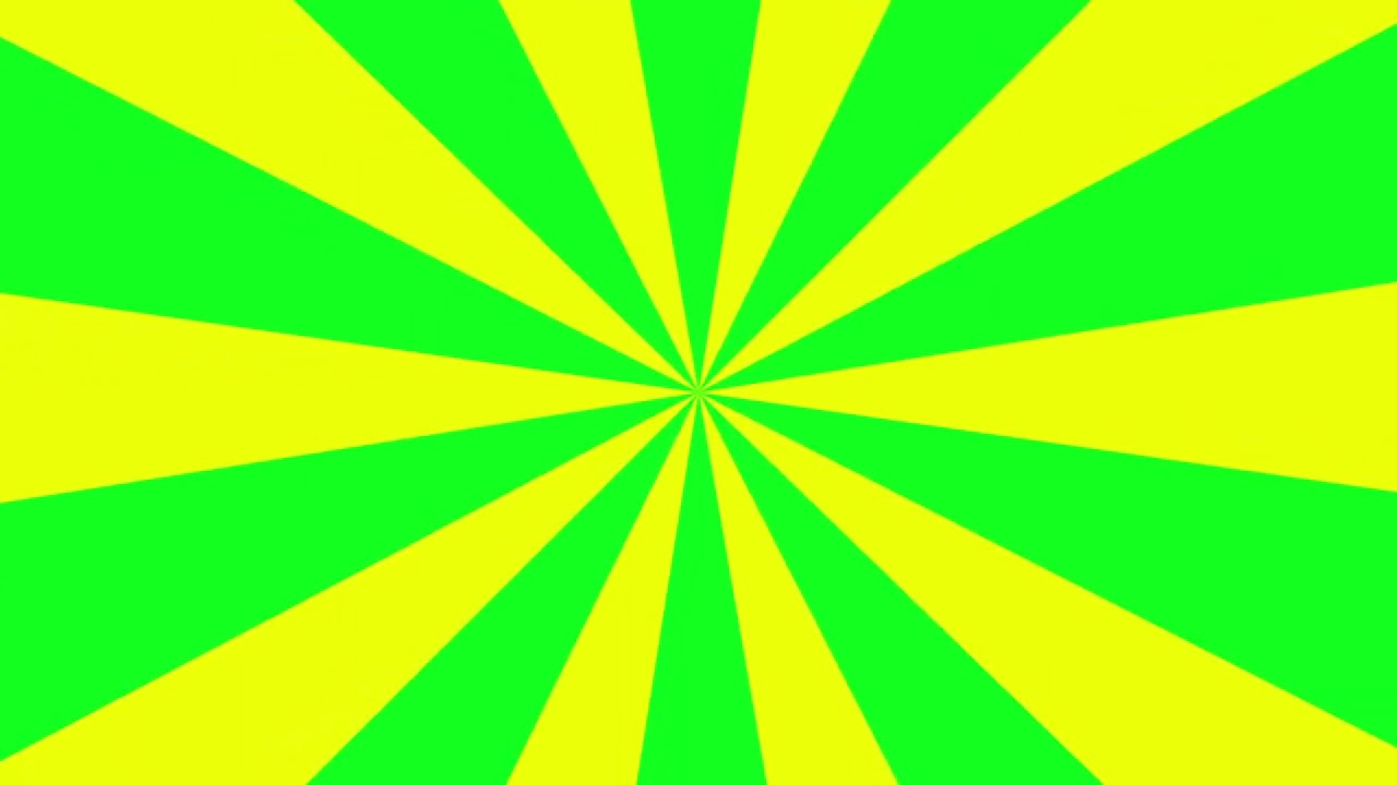 Yellow and Green Sunburst Effect Background | Free Stock Footage