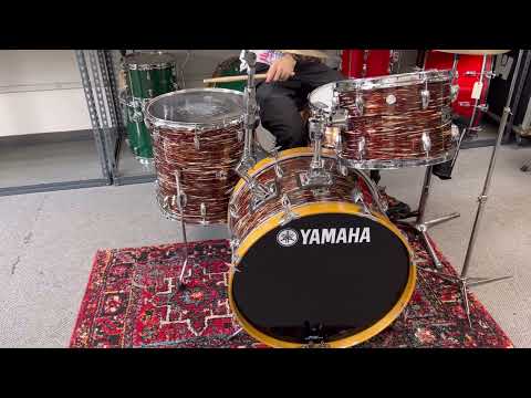 1960s Yamaha D-22 Brown Willow Drum Kit | Reverb