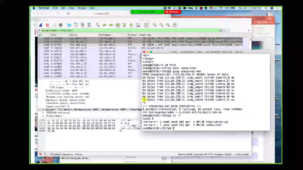 A simple http server with Python Code