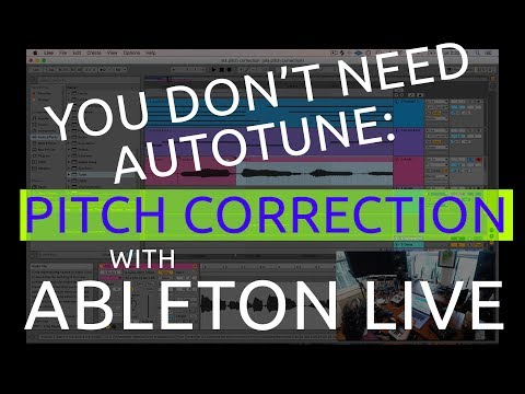 Pitch Correction only Using Ableton Live