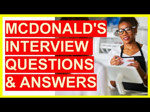 7 McDonald's INTERVIEW QUESTIONS & Answers! (Become a McDonald's CREW MEMBER!)