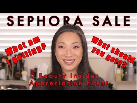 SEPHORA Beauty Insider Appreciation Event - Wishlist and Recommendations