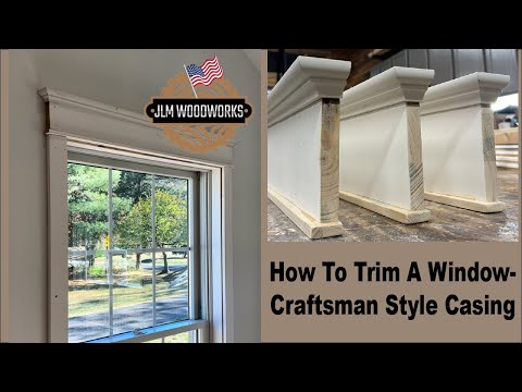 How to Install Craftsman Style Window Trim