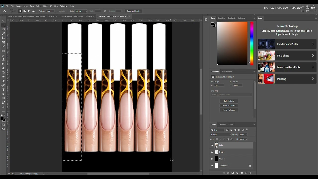 IMVU | HOW TO MAKE SQUARE IMVU NAILS (SHORT TUTORIAL)