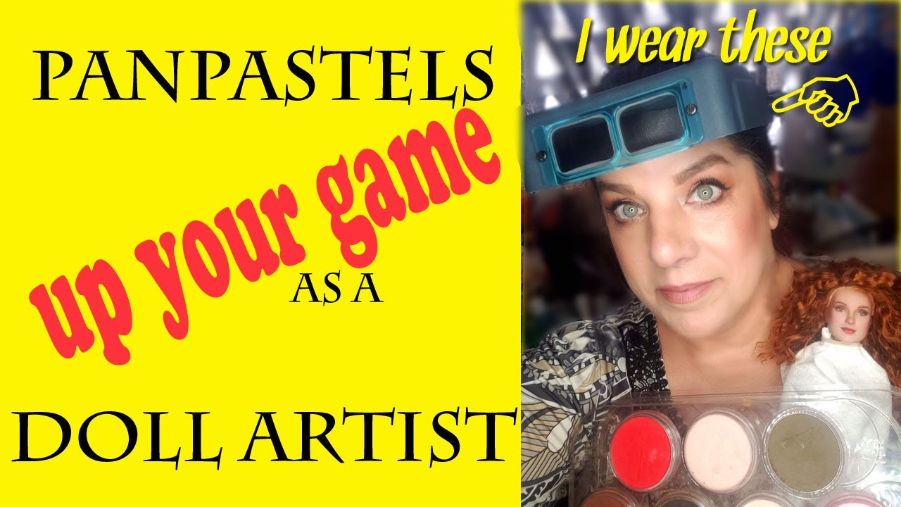 How to use PanPastels on a DOLL in real time - Up your game! Pt 1