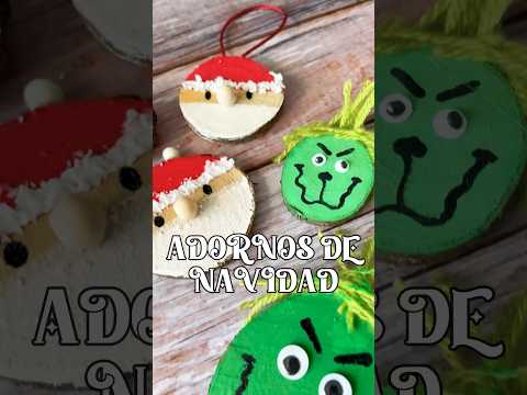 Increíbles adornos navideños de madera: ¡Hazlo tú mismo! #DIY #Navidad