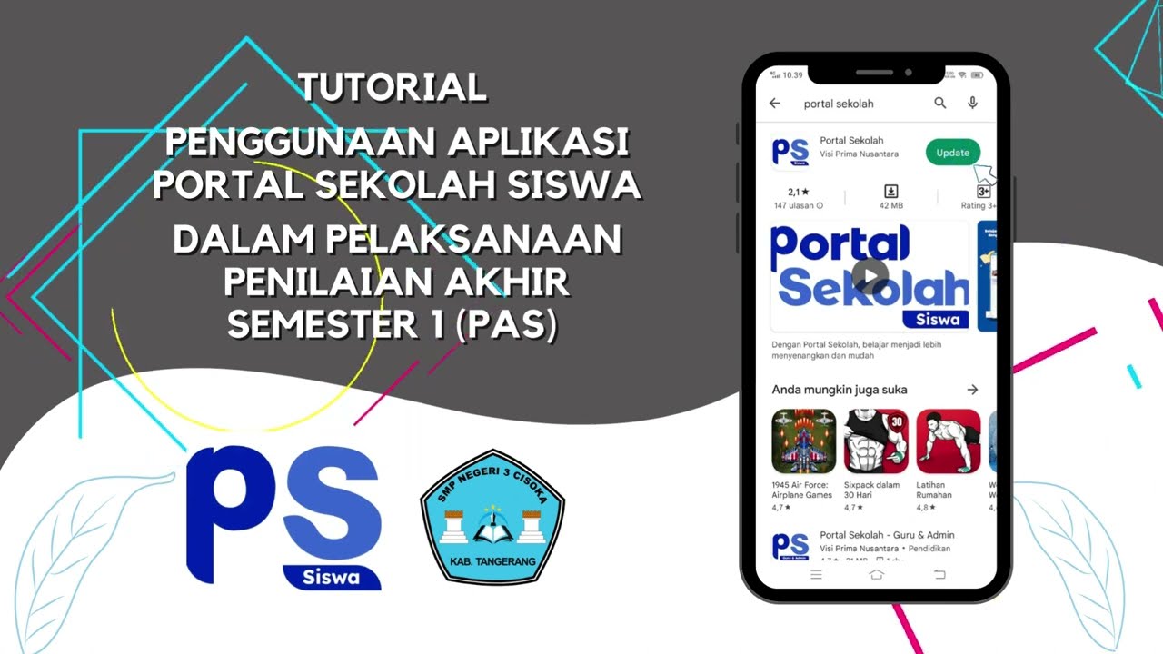 TUTORIAL MENGGUNAKAN APLIKASI PORTAL SEKOLAH DALAM PELAKSANAAN PENILAIAN AKHIR SEMESTER (PAS)