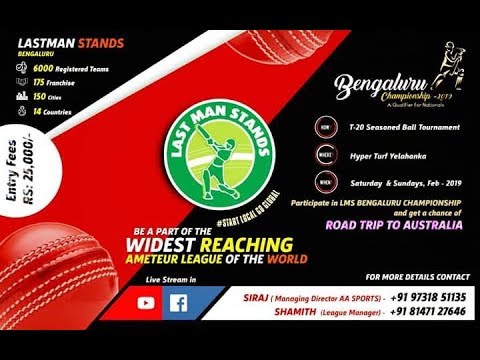 || Last Man Stands Bengaluru || Day 2 || Toruk Motto vs Bengaluru Raptors ||