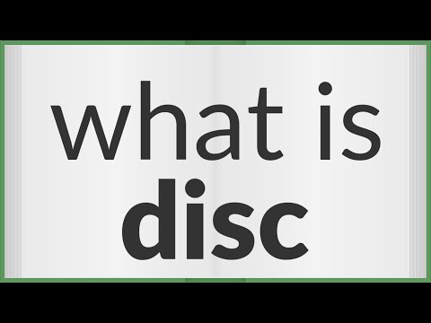 Disc | meaning of Disc