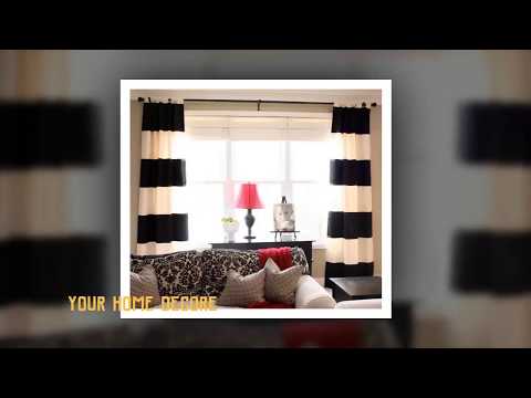 61 grey horizontal striped curtains - gold panel curtains : curtain panels